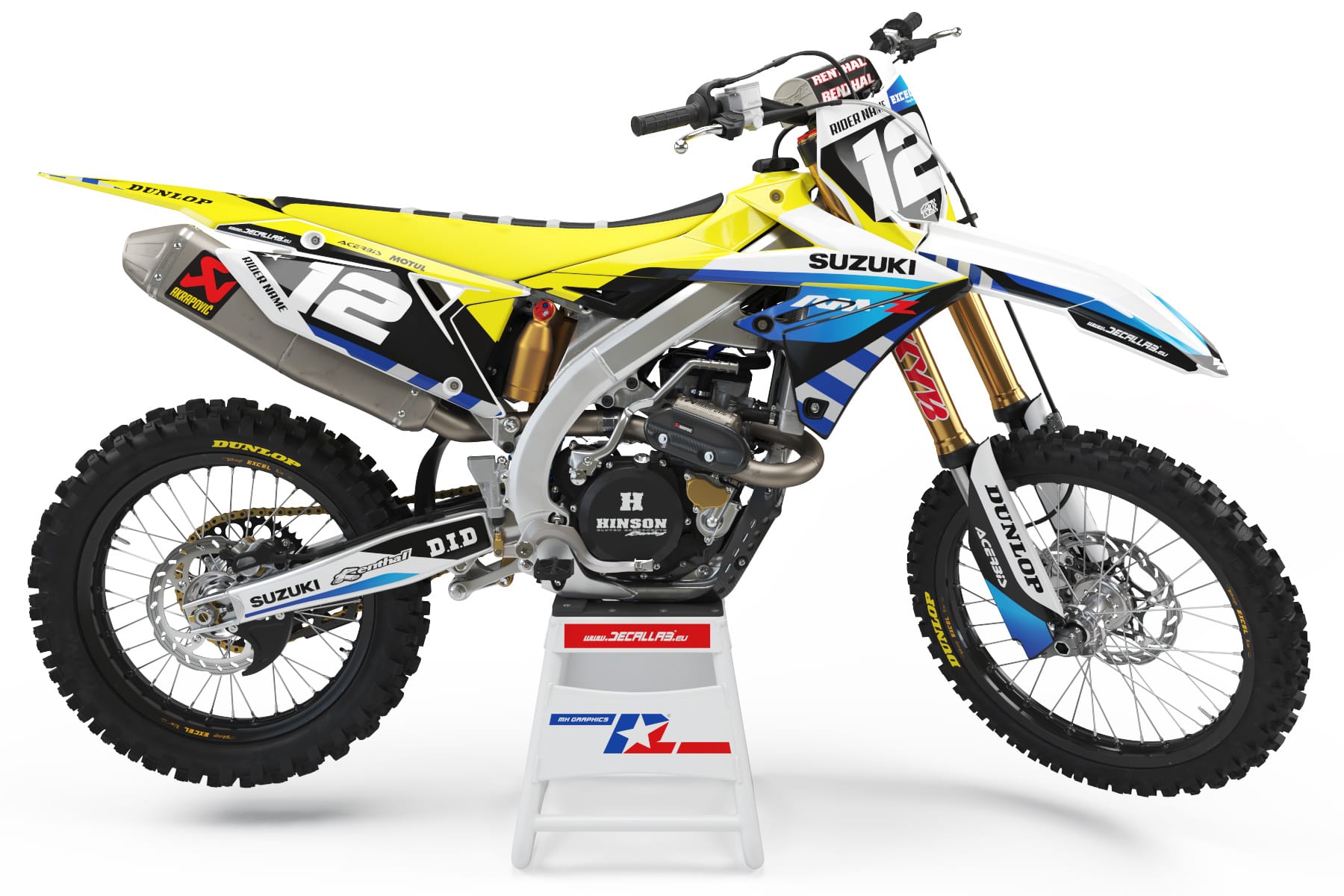 TWELVE FACTORY Graphics, SUZUKI - Decallab