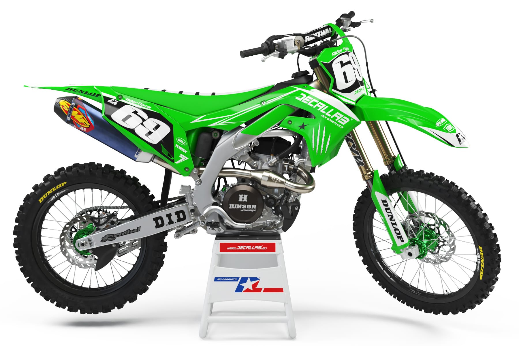 COAL GREEN Graphics, KAWASAKI - Decallab