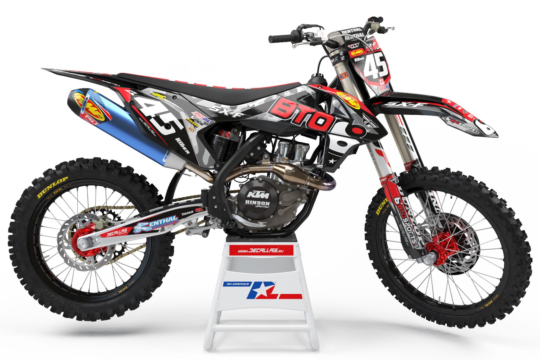 CAMO dark Graphics, KTM - Decallab