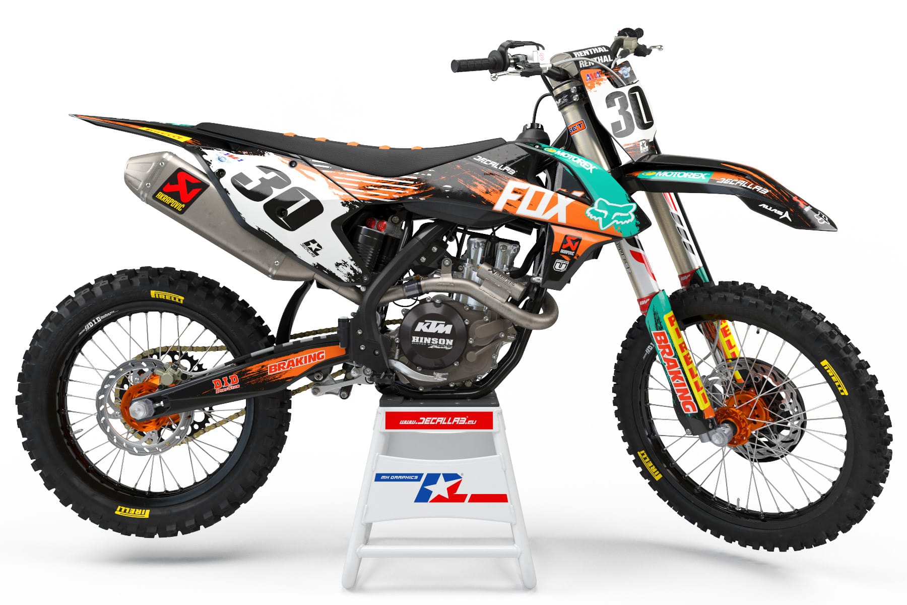 FASTER DARK Graphics, KTM - Decallab