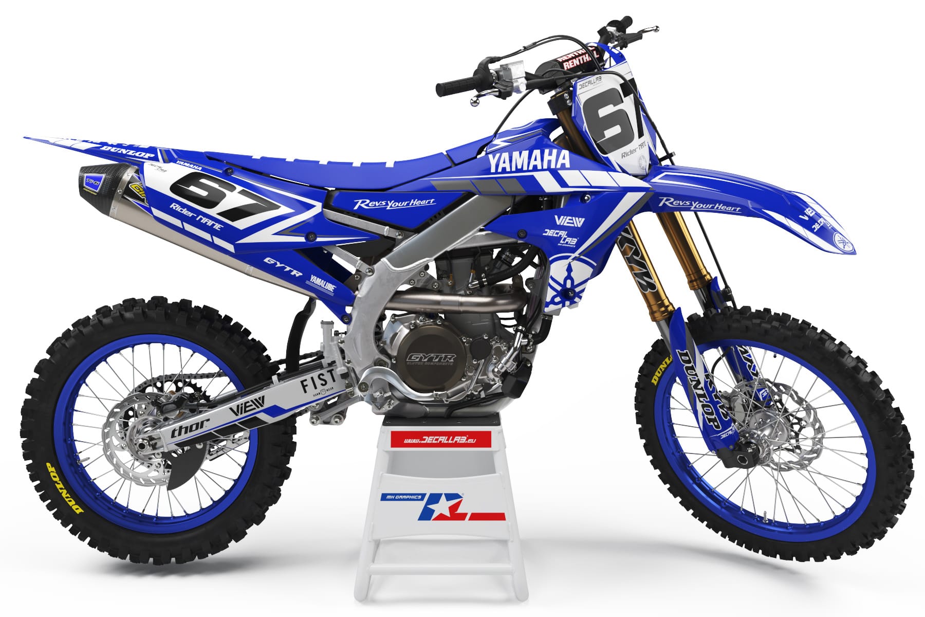 STILL BLUE Graphics, YAMAHA - Decallab