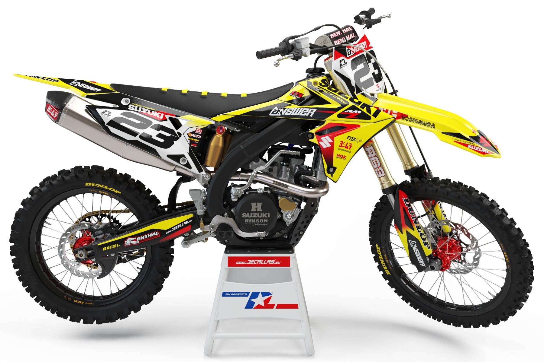 ONE TIME FACTORY Graphics, SUZUKI - Decallab