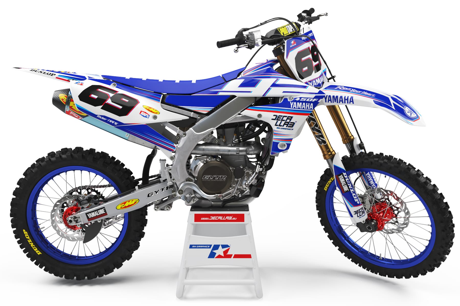 YAMI BLUE Graphics, YAMAHA - Decallab