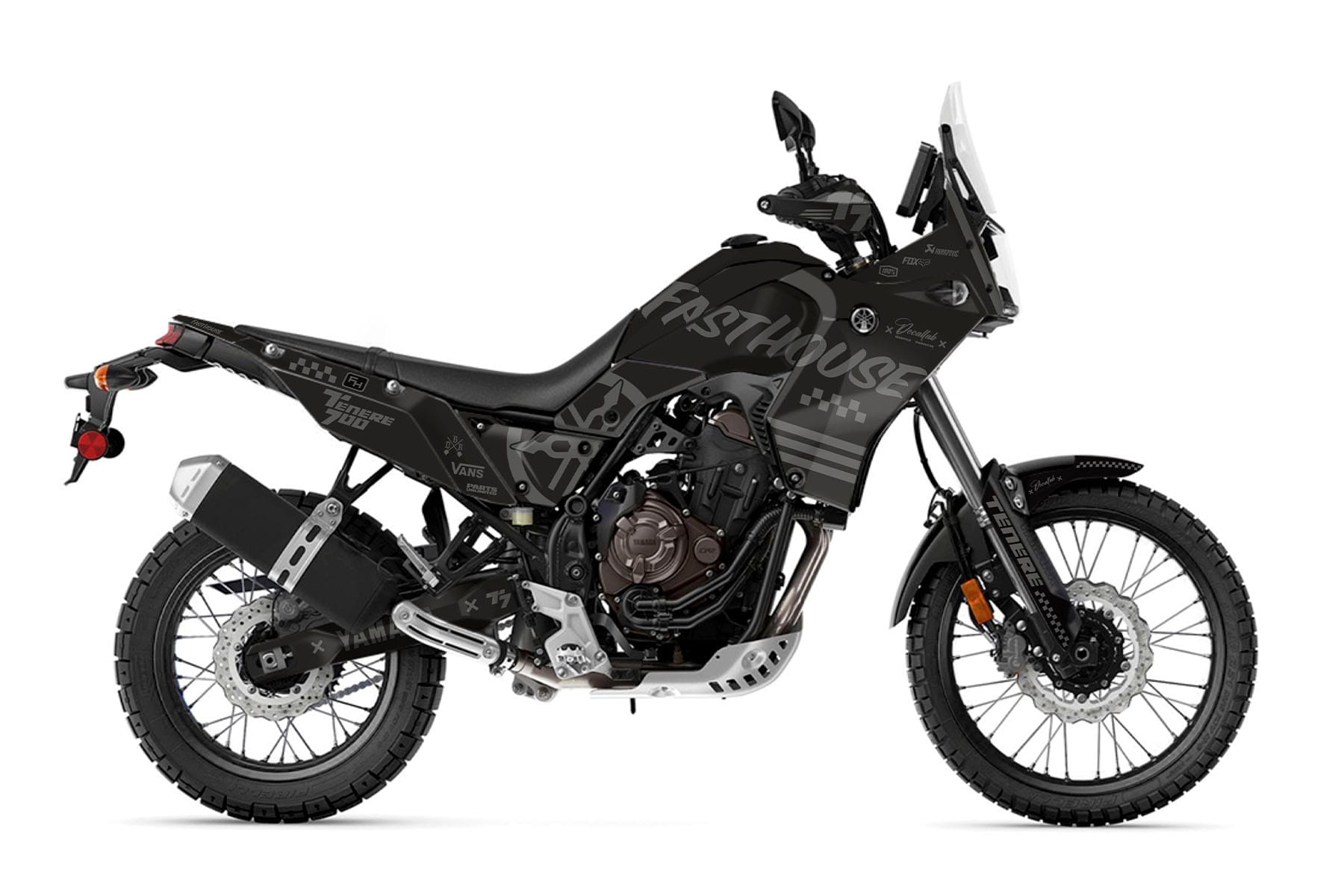 FASTHOUSE GRAY Graphics, TENERE 700 2019-2023 - Decallab