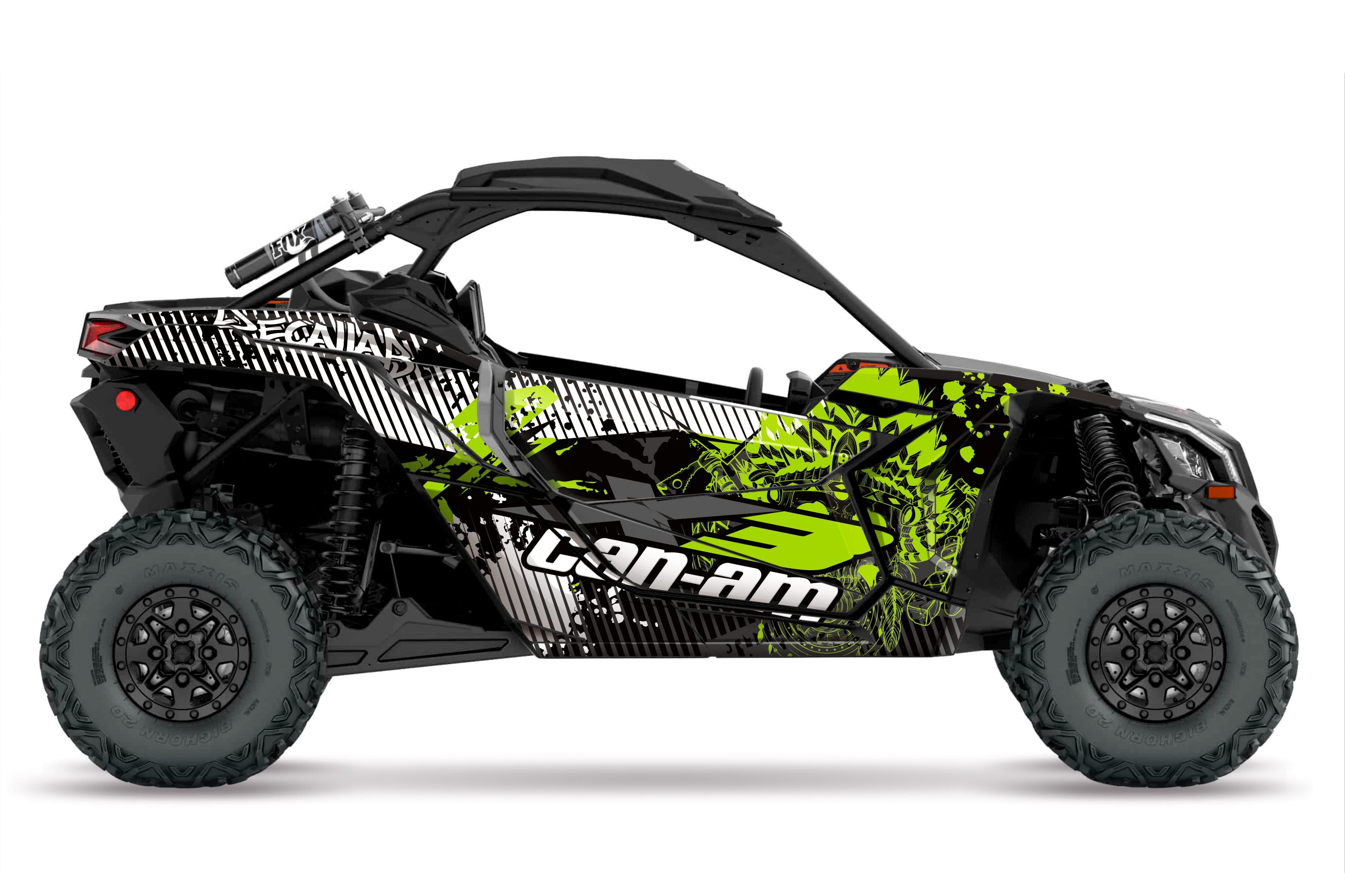 FEED ME GREEN CAN AM, Graphics, UTV - Decallab