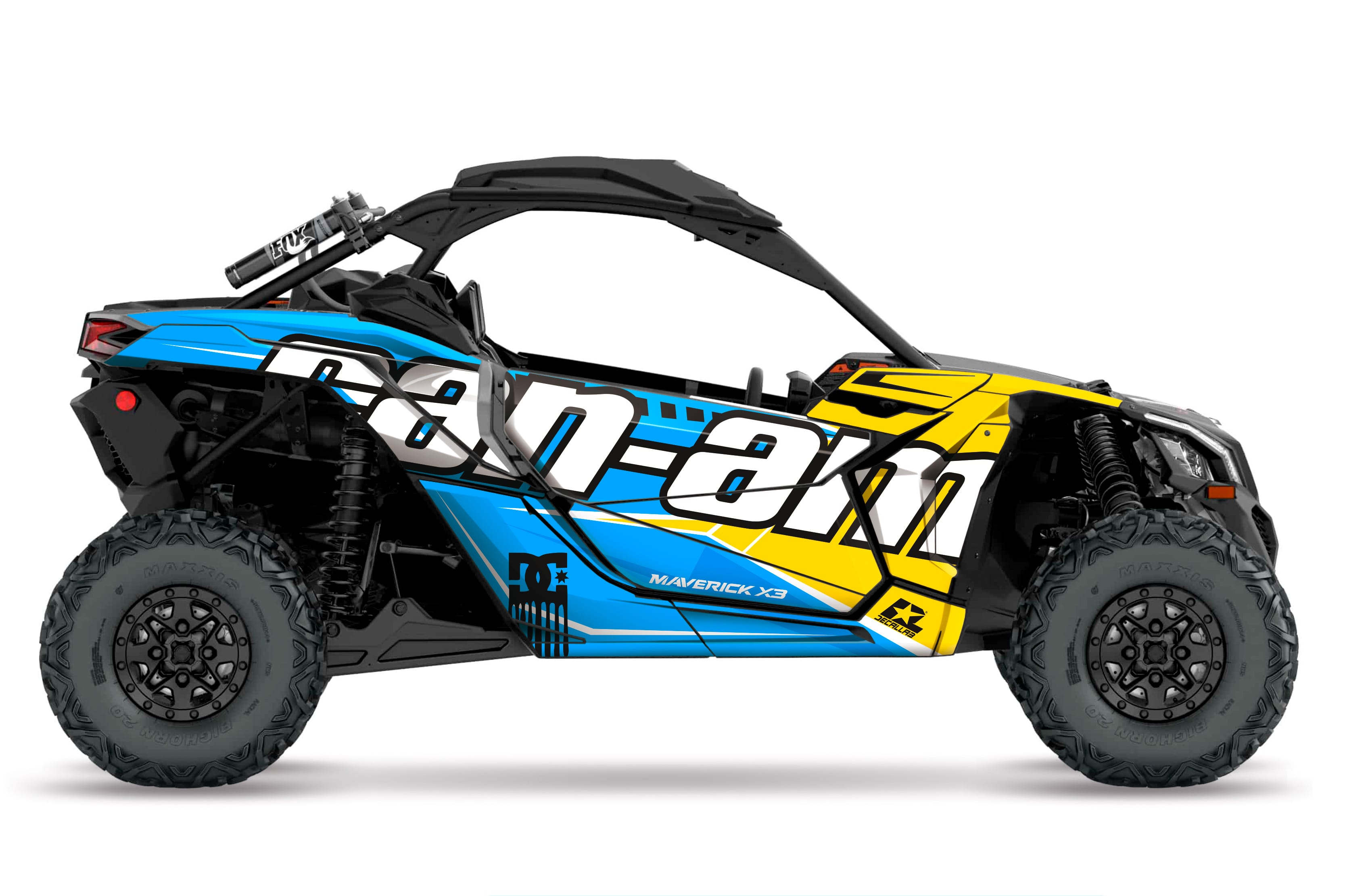 HOT ICE CAN AM, Graphics, UTV - Decallab