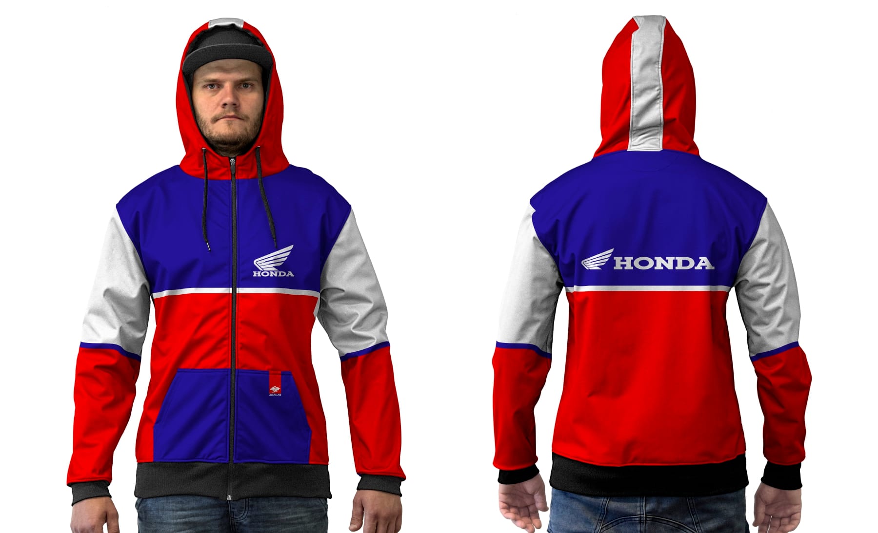 HONDA Clothing, Hoodies with zipper - Decallab